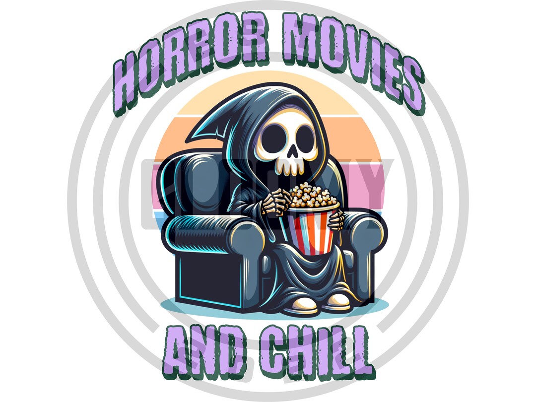 Horror Movies and Chill Digital Download - Etsy