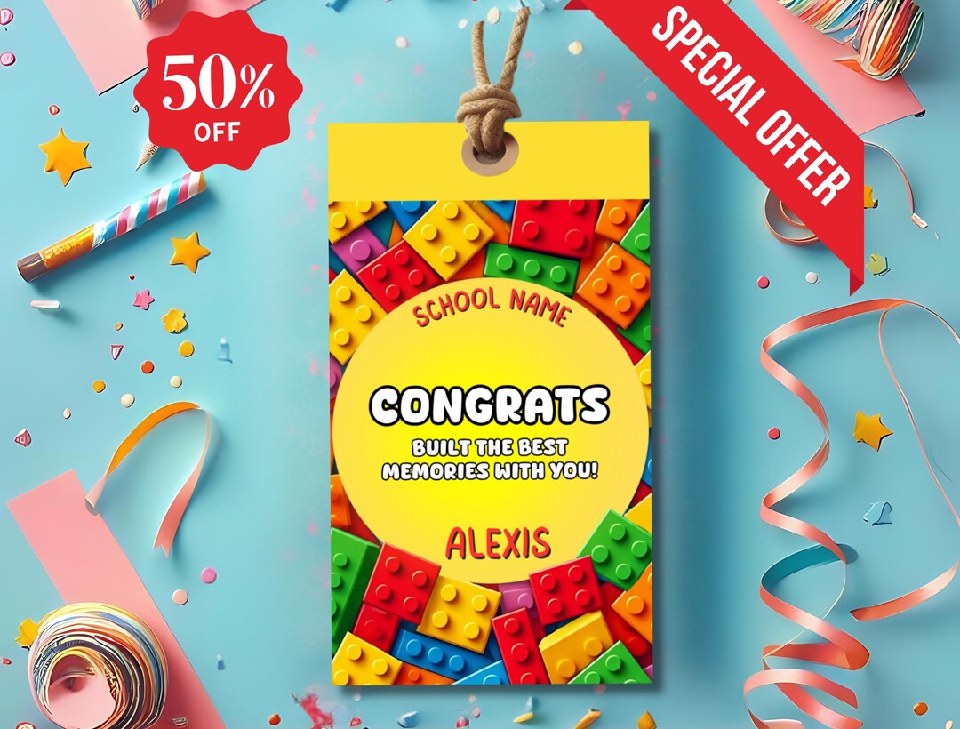 Graduation Gift Tag, Preschool Graduation Gift Tag,graduation Gift Tag ...