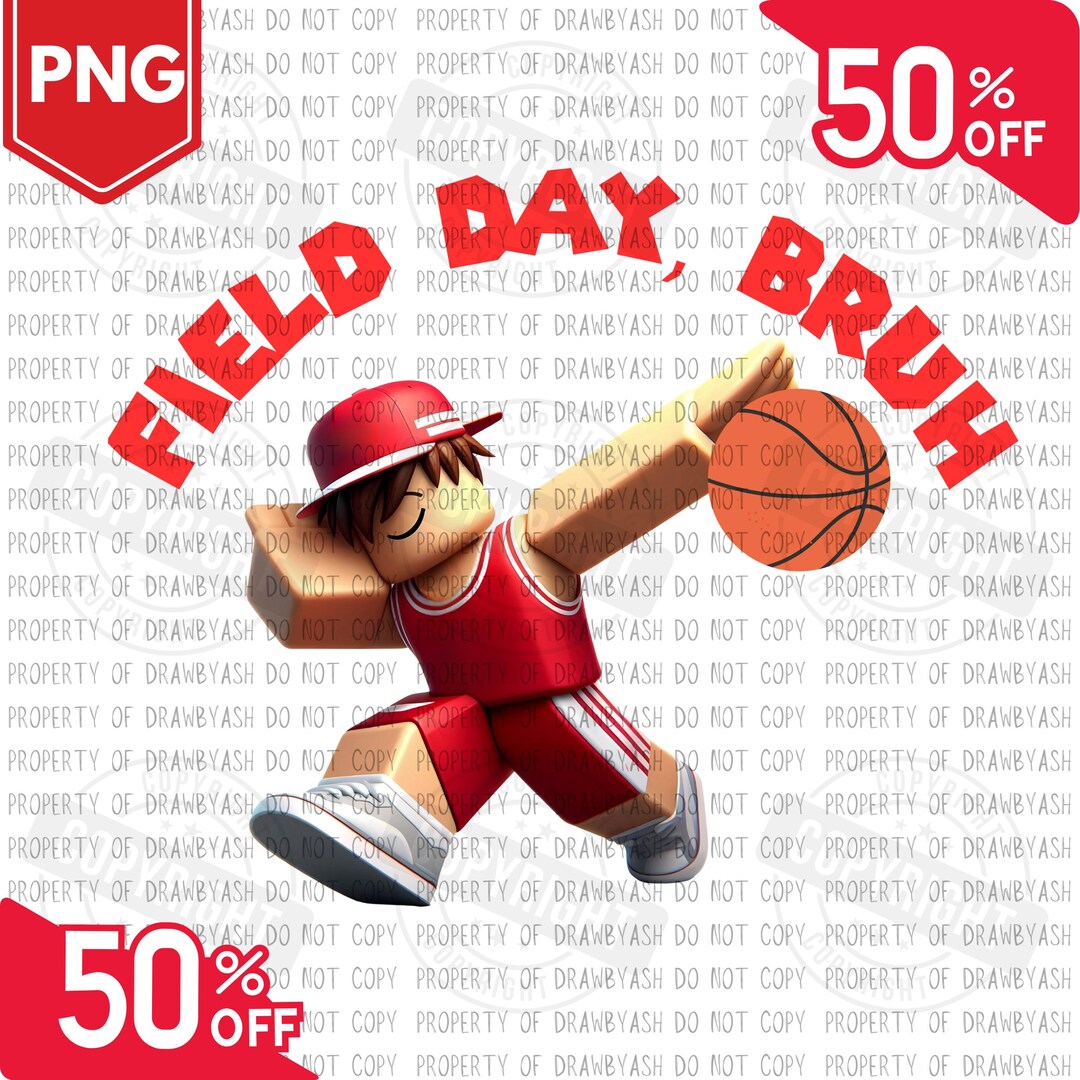 Blocky Game Field Day Png, Rblox Field Day Shirt,rblox-inspired Field ...