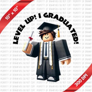 Blocky Game Graduation Png,blocky Game Graduation Png,gamer Graduation ...