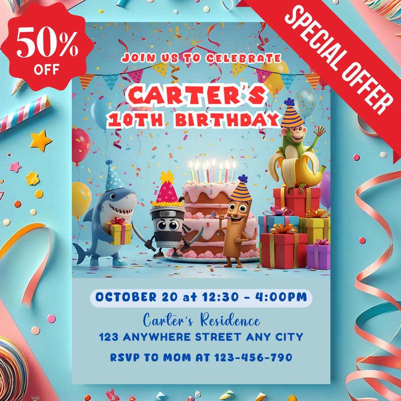 Steal a Brain Rot Paper Template - Etsy