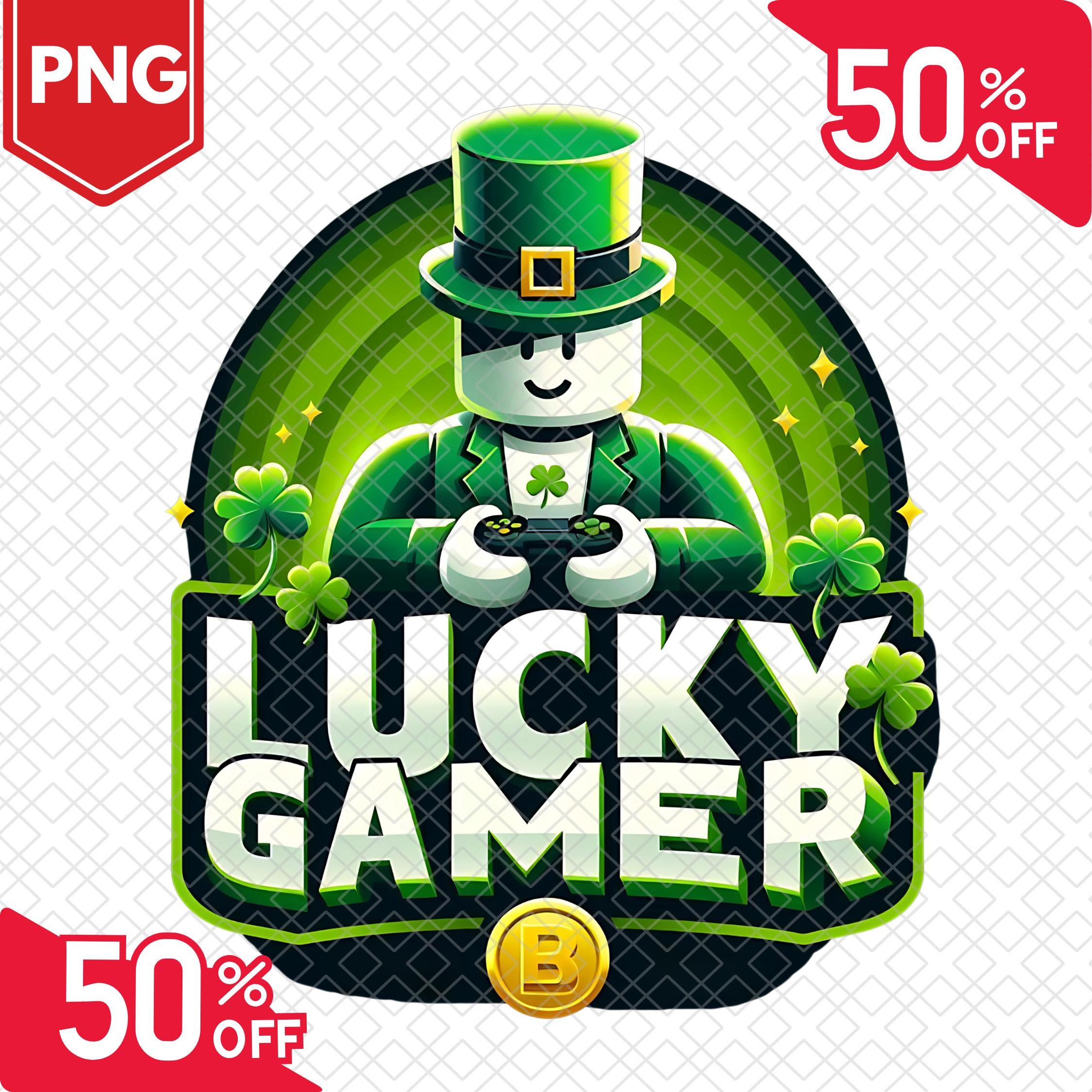 Blocky Game Lucky Gamer Png,blocky Game St. Patrick Day Png,st. Patrick ...