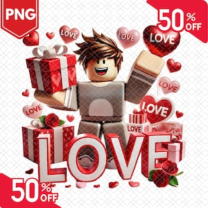 Roblox Valentines Png, Roblox Valentines Shirt, Roblox Happy Valentines ...