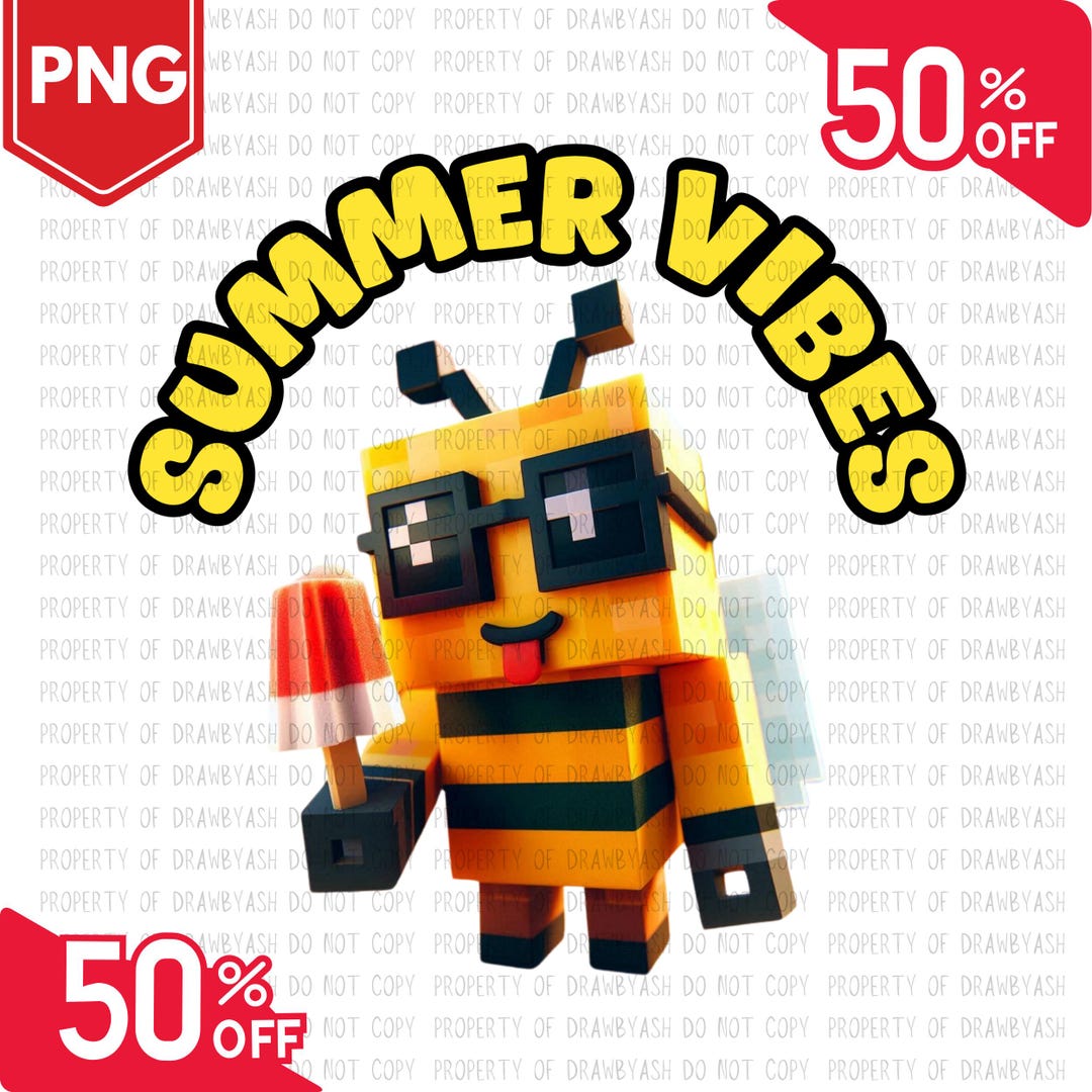 Minecrafter Summer Png,creeper-inspired Summer Png,minecrafter Spring Break Vibes, Spring Break ...