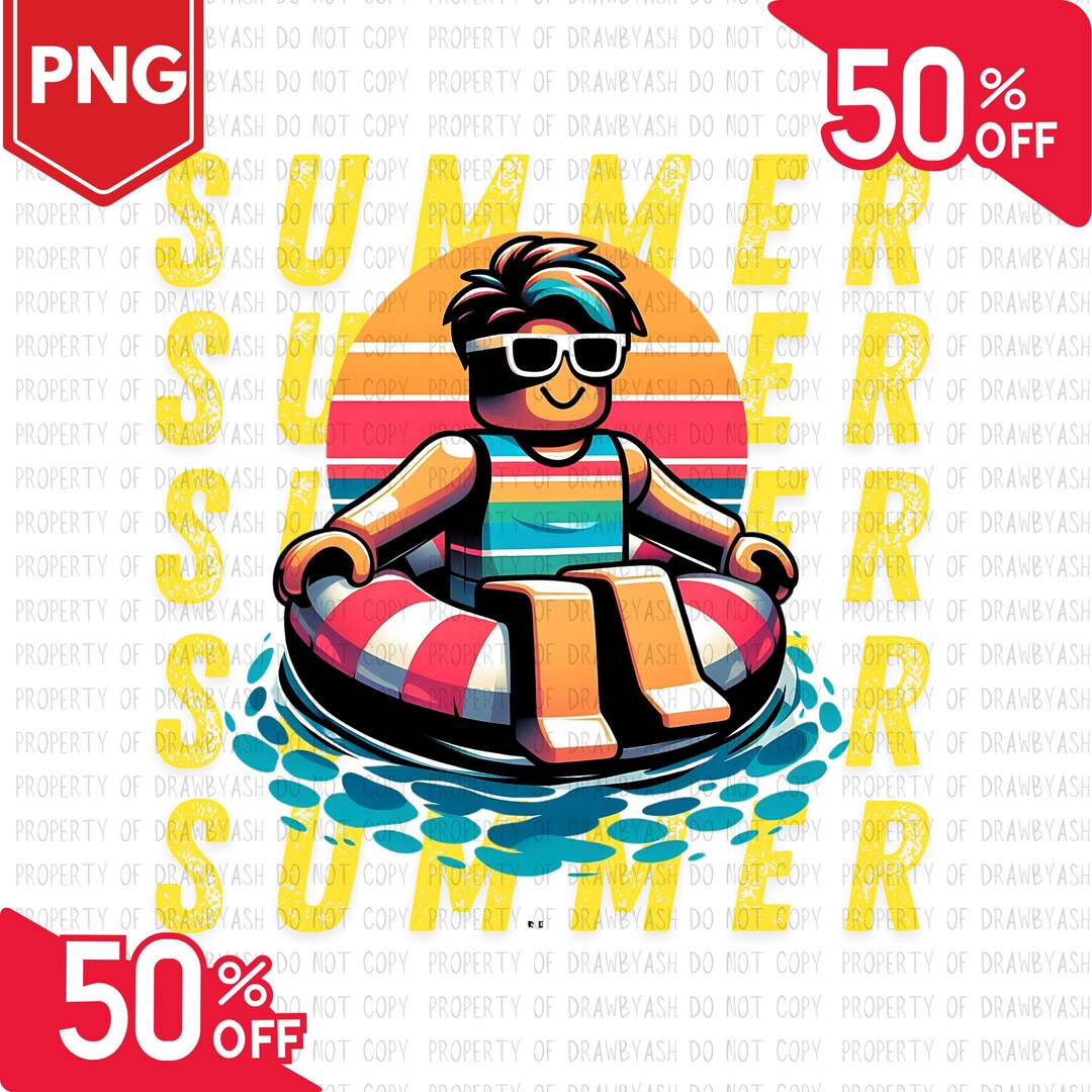 Blocky Game Summer Png,blocky Game Summer Shirt,blocky Game Summer ...