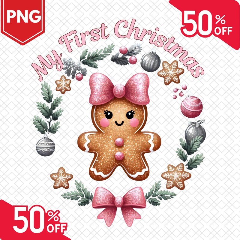 Girls First Christmas Svg - Etsy