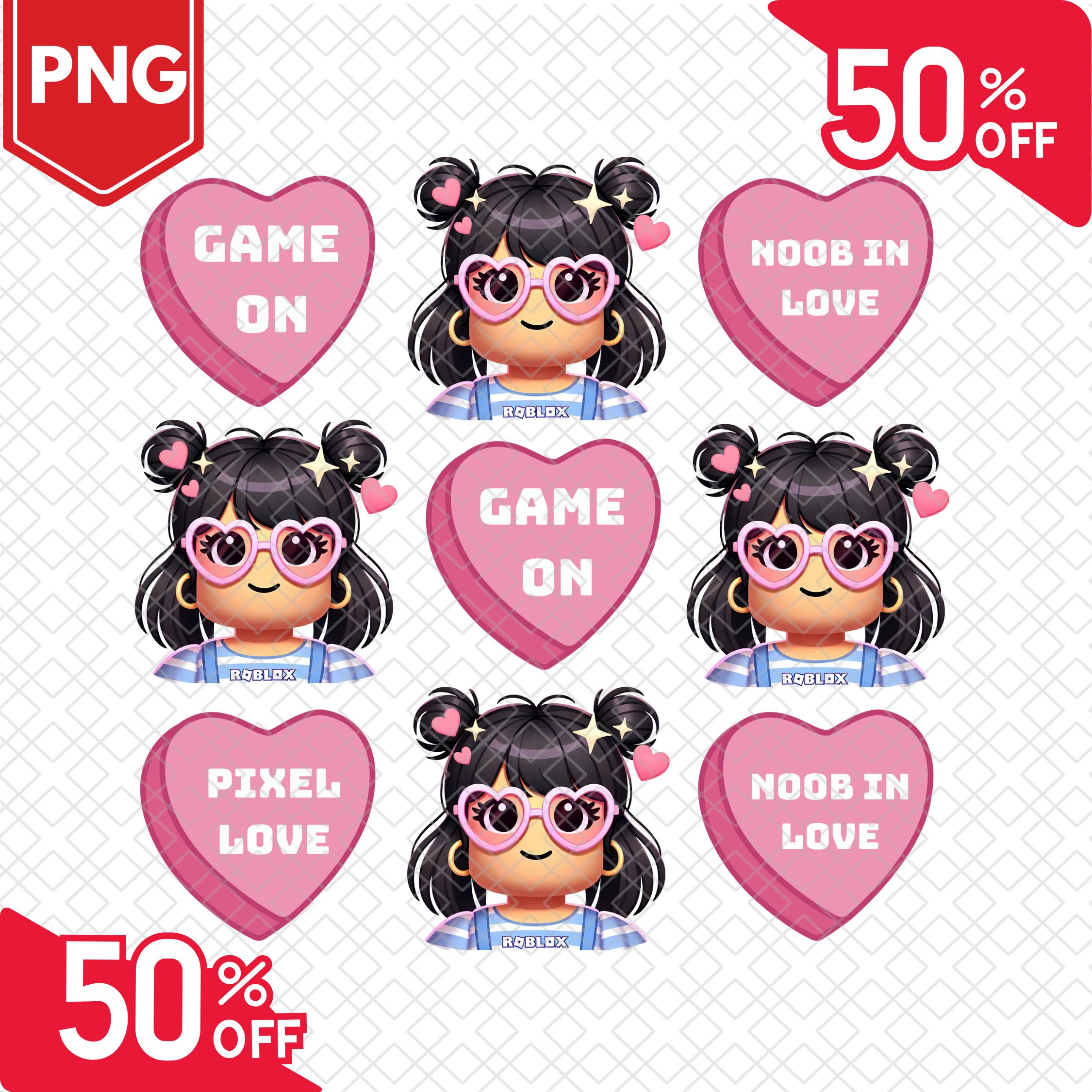 Roblox Valentines Png, Roblox Valentines Shirt, Roblox Happy Valentines ...