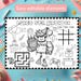 Roblox Party Placemat,roblox Party Placemat,roblox Birthday Coloring ...