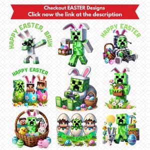 Blocky Game Easter, Blocky Game Easter Png,easter Gamer Png, Easter Png ...