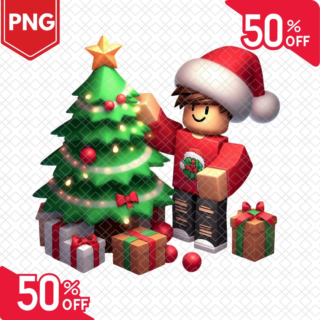 Roblox Christmas Png,roblox Png, Gamer Christmas Png,christmas Roblox ...