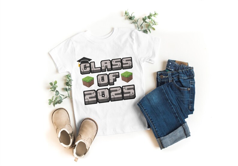Minecrafter Graduation Png, Class of 2025 Graduation Png,gamer ...