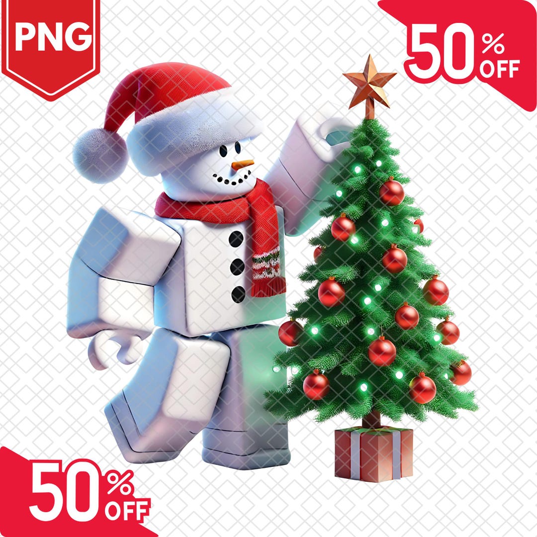Roblox Christmas Png,roblox Png,gamer Christmas Png,christmas Roblox ...