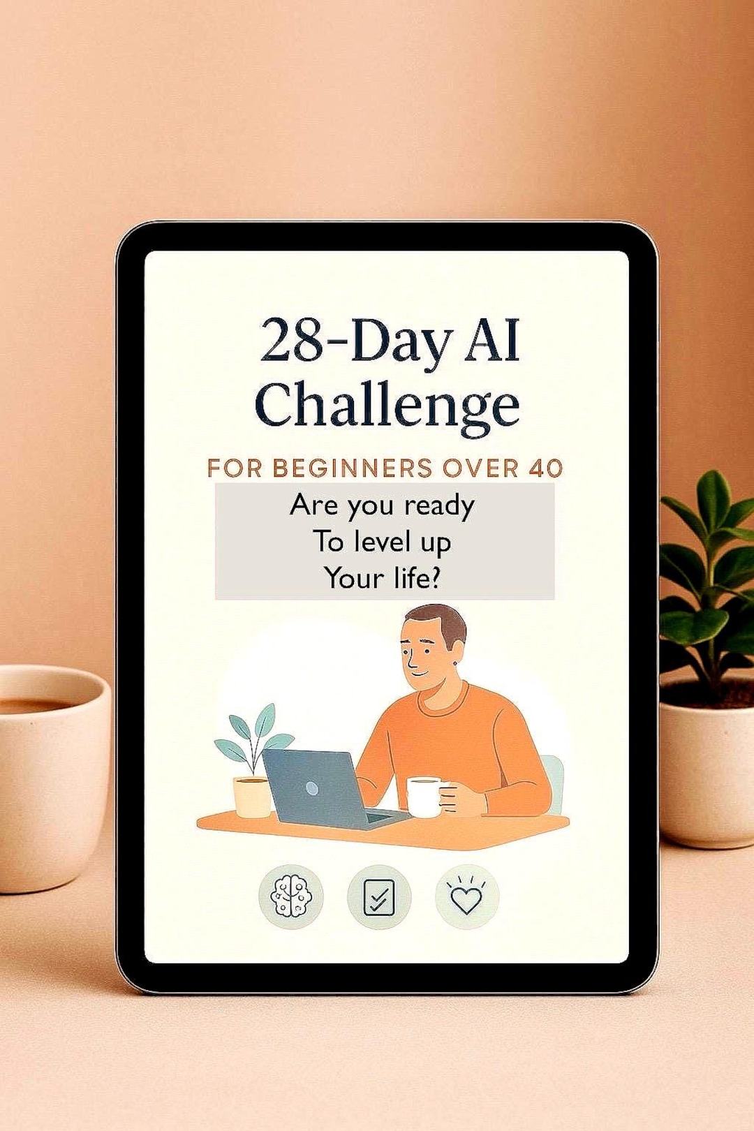 28-day AI Challenge for Beginners Over 40 – Digital PDF Guide - Etsy