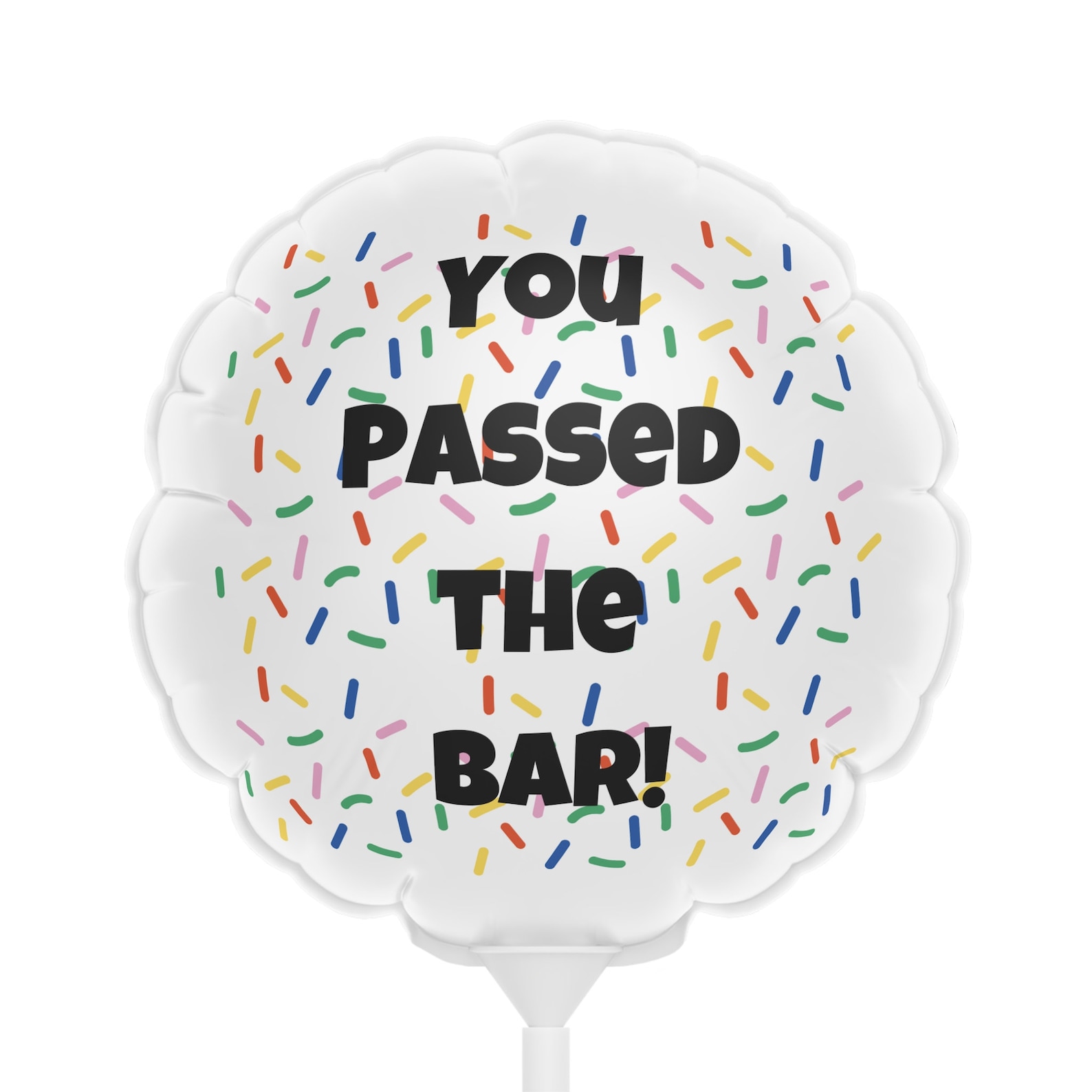 You Passed the Bar Exam Congratulations Round & Heart Balloon Gift for ...