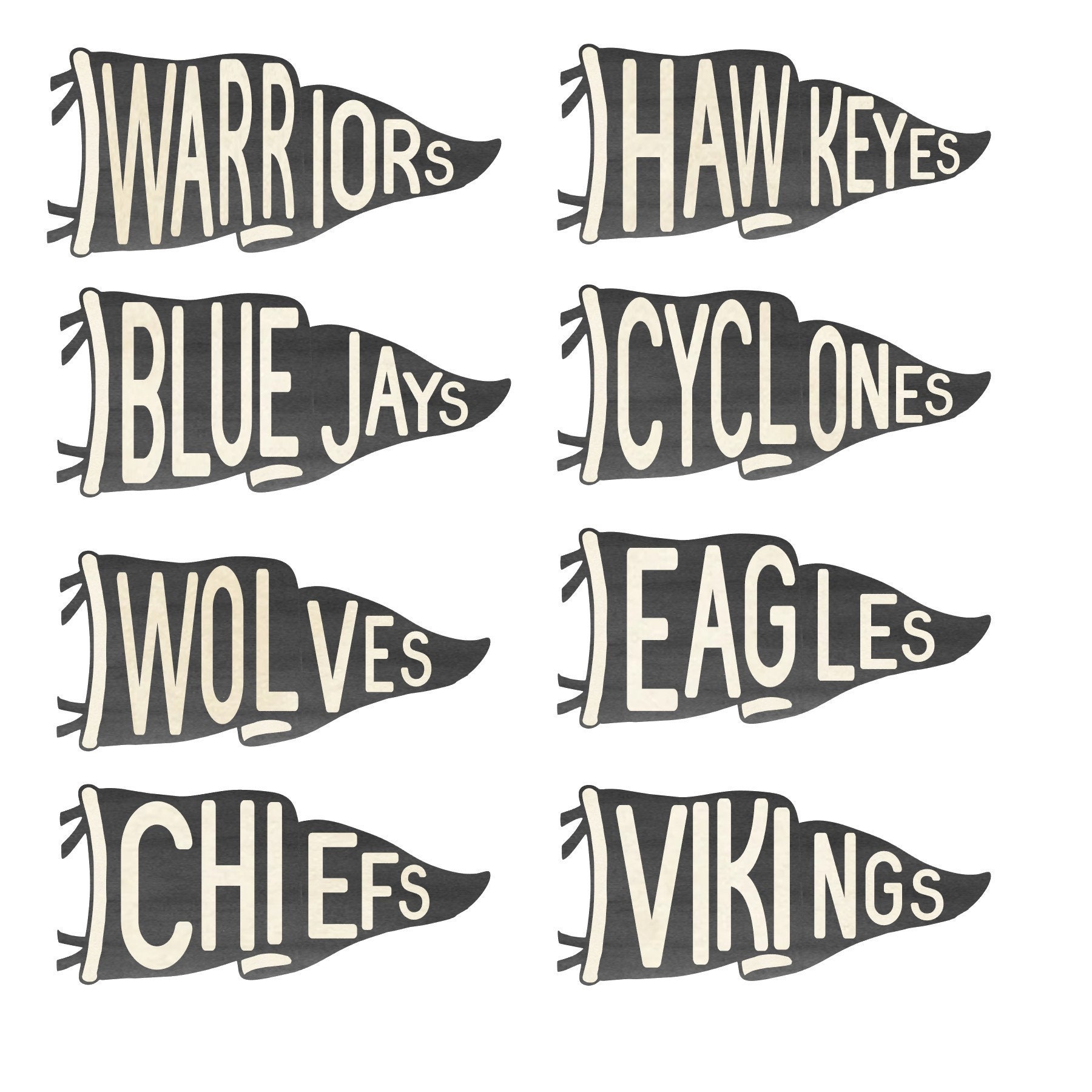 Pennant Mascot Buccaneer PNG Digital File High School College Football ...