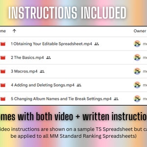 Taylor Swift Song & Album Ranking Spreadsheet (google Sheets, Instant ...