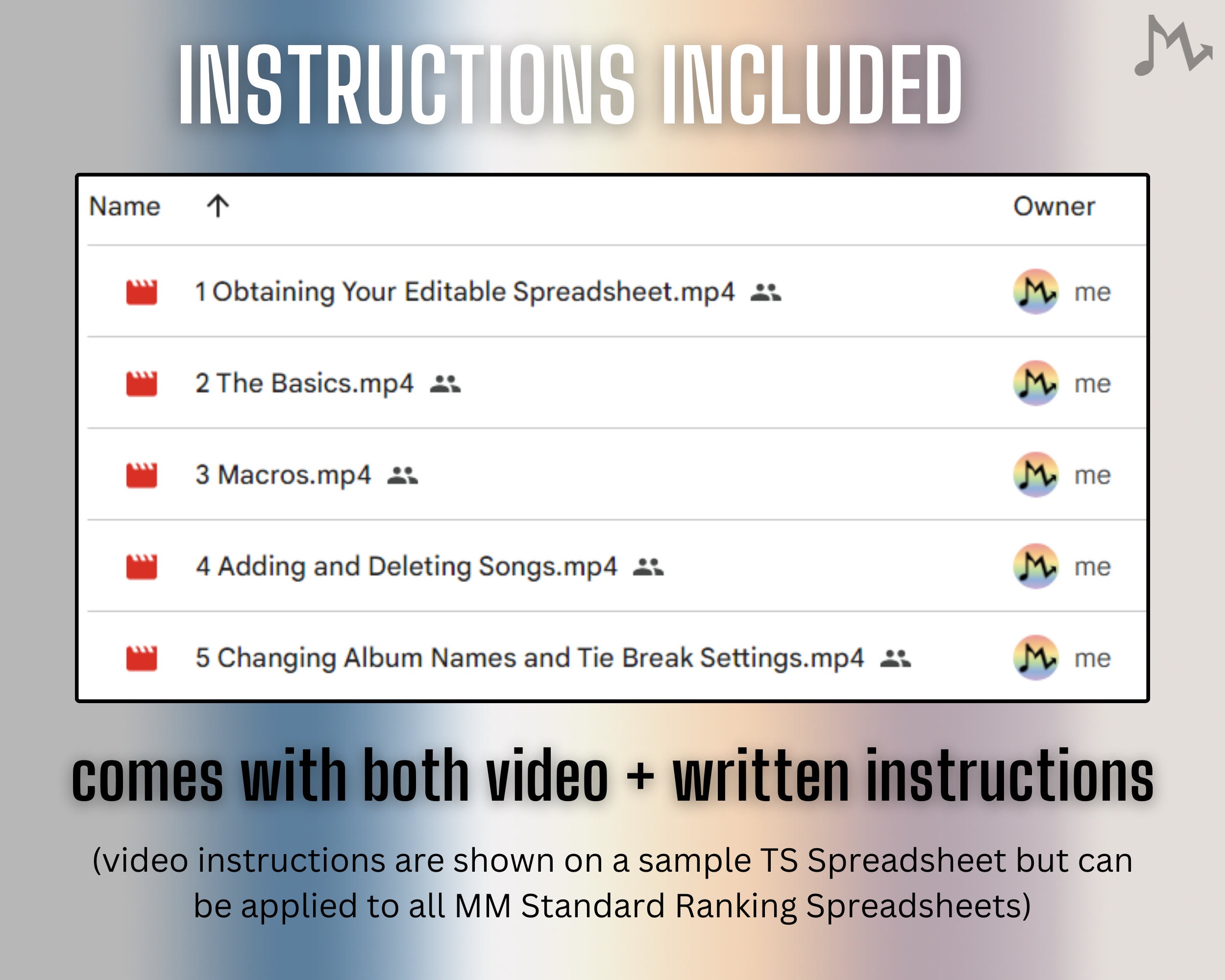 Ariana Grande Song & Album Ranking Spreadsheet (google Sheets, Instant ...