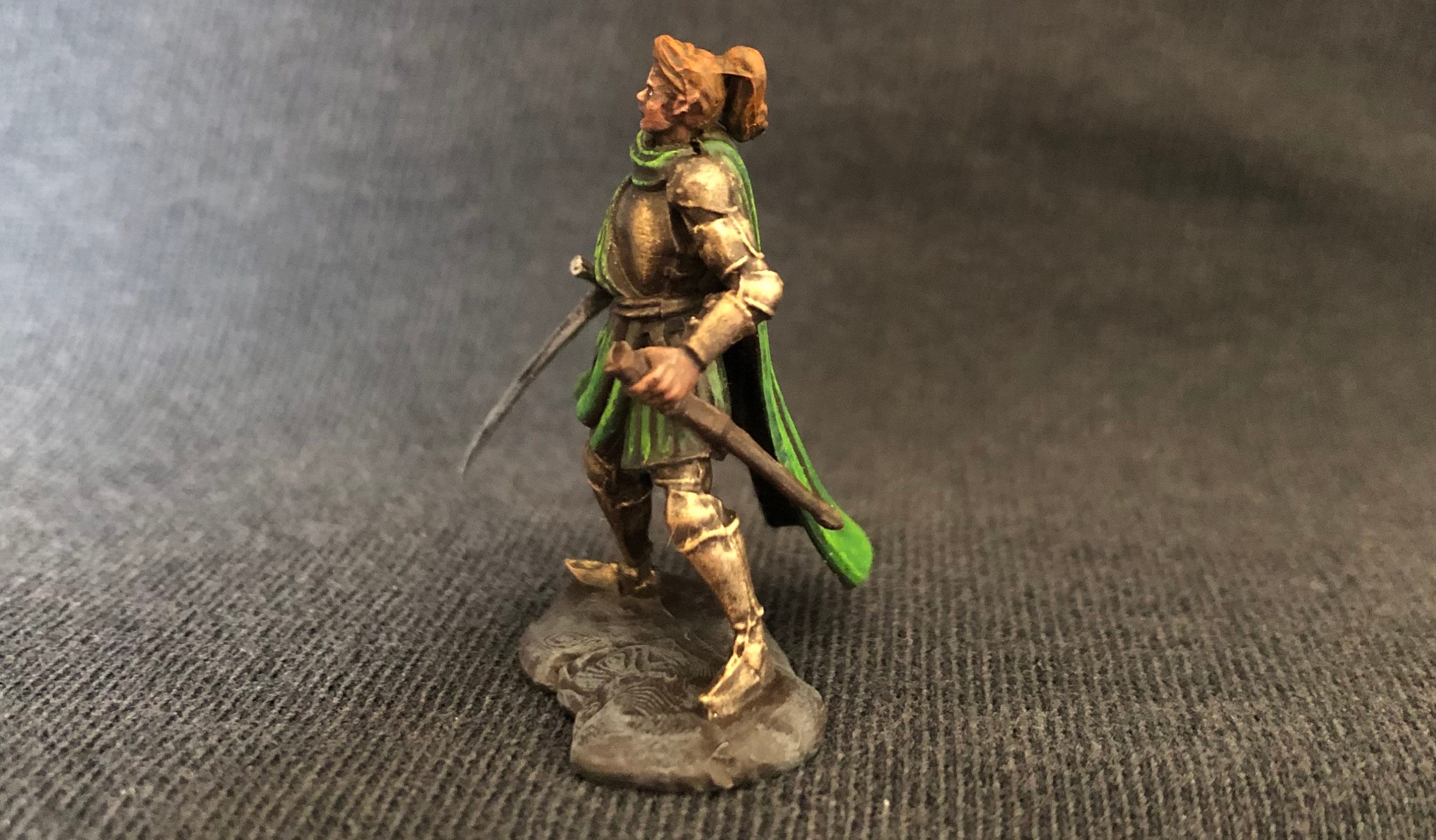 Female Half-elf Fighter, Paladin : Hand Painted Dungeons and Dragons ...