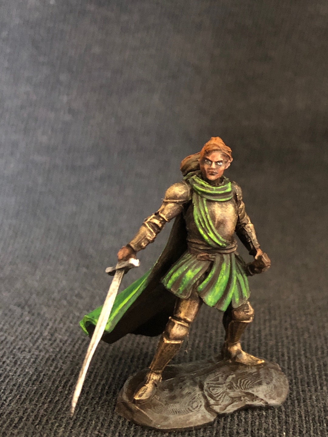 Female Half-elf Fighter, Paladin : Hand Painted Dungeons and Dragons ...