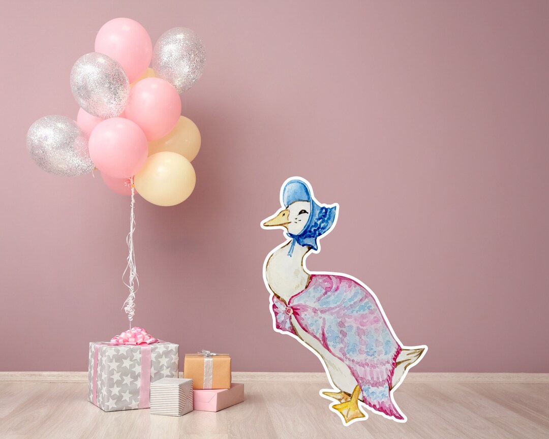 Peter Rabbit Cutout, Big Decor, Jemima Puddle-duck Cutout, Birthday ...