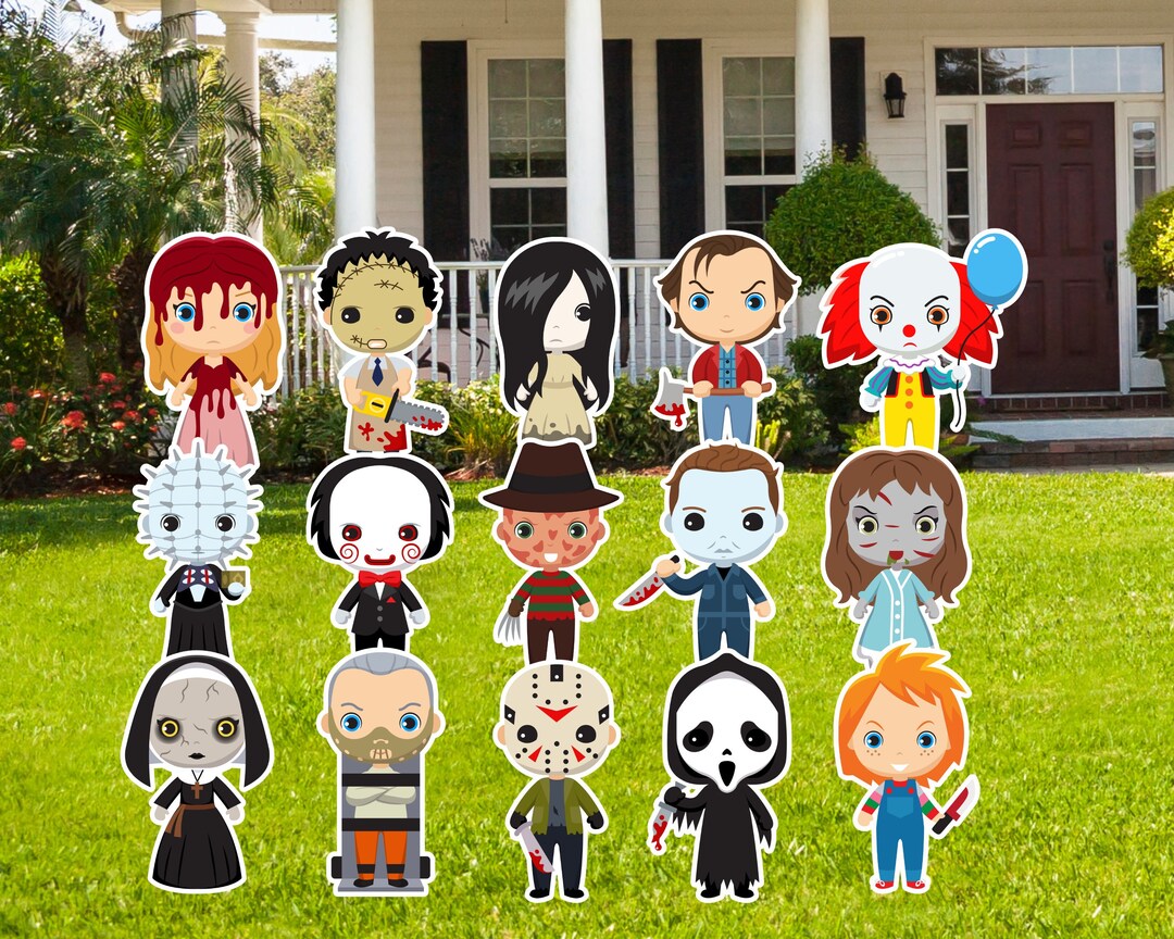 Killer Cutouts Big Decor Villains Horror Movie Characters - Etsy