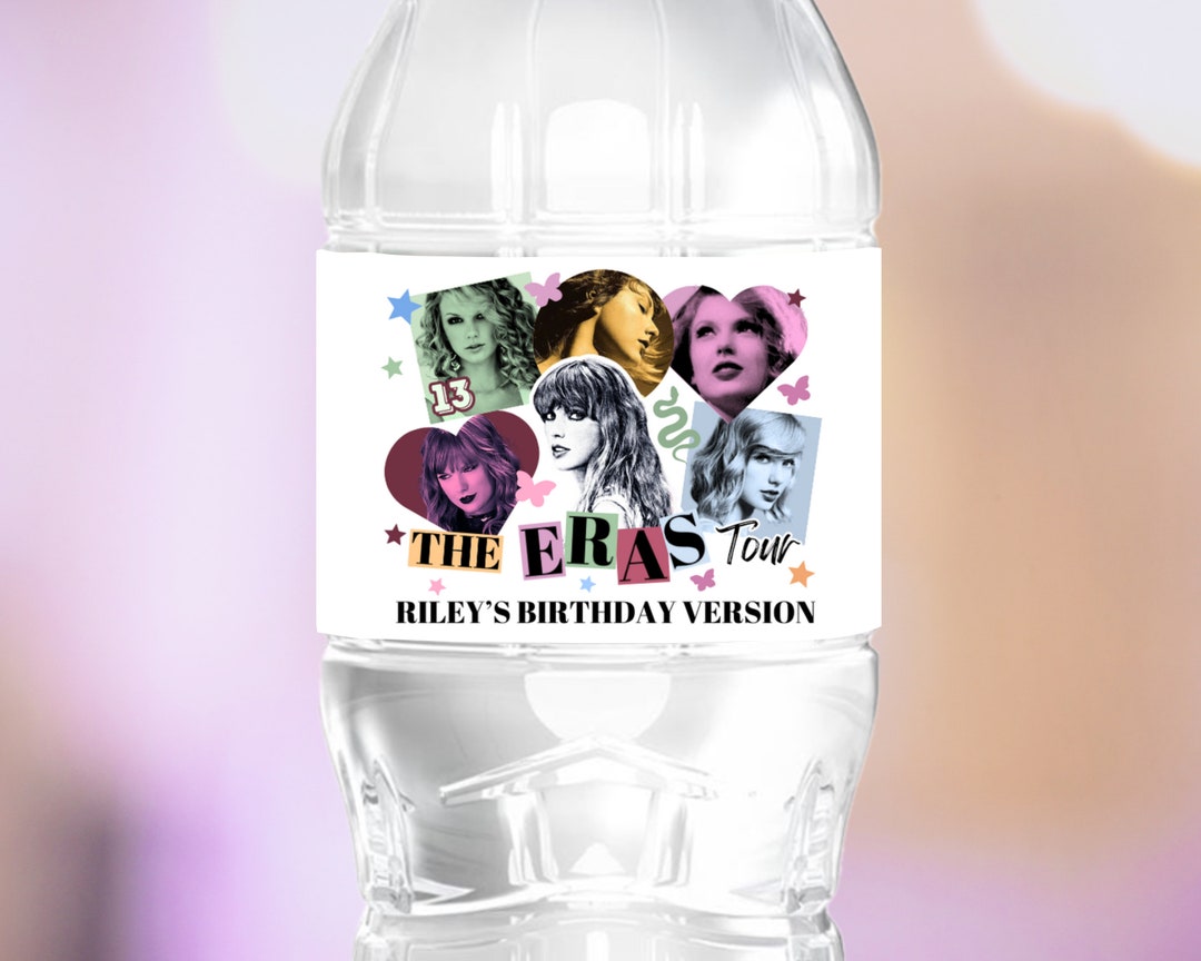 Eras Tour Water Bottle Labels Printable Custom Water Labels - Etsy UK