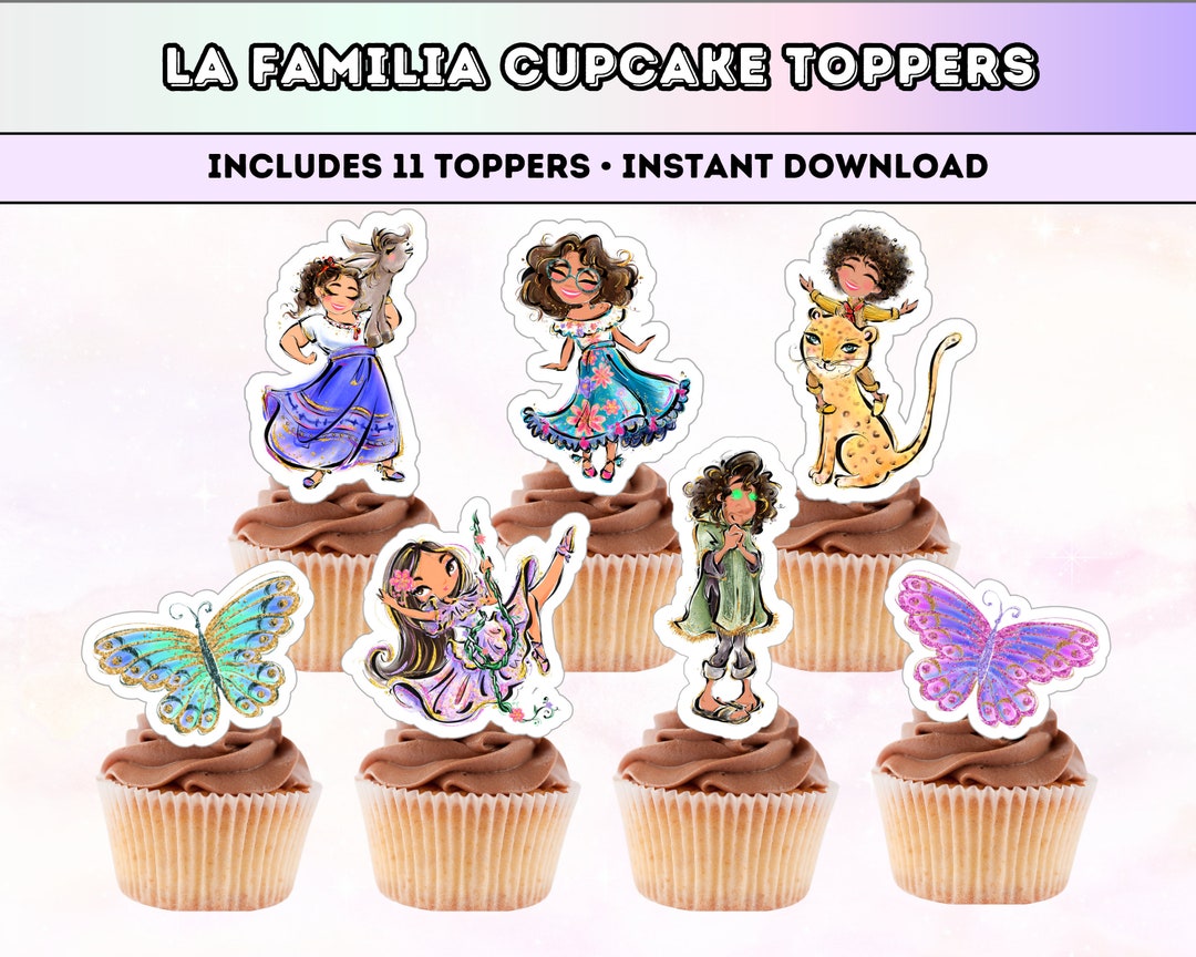 La Familia Cupcake Toppers Printable Cake Topper La Familia - Etsy ...