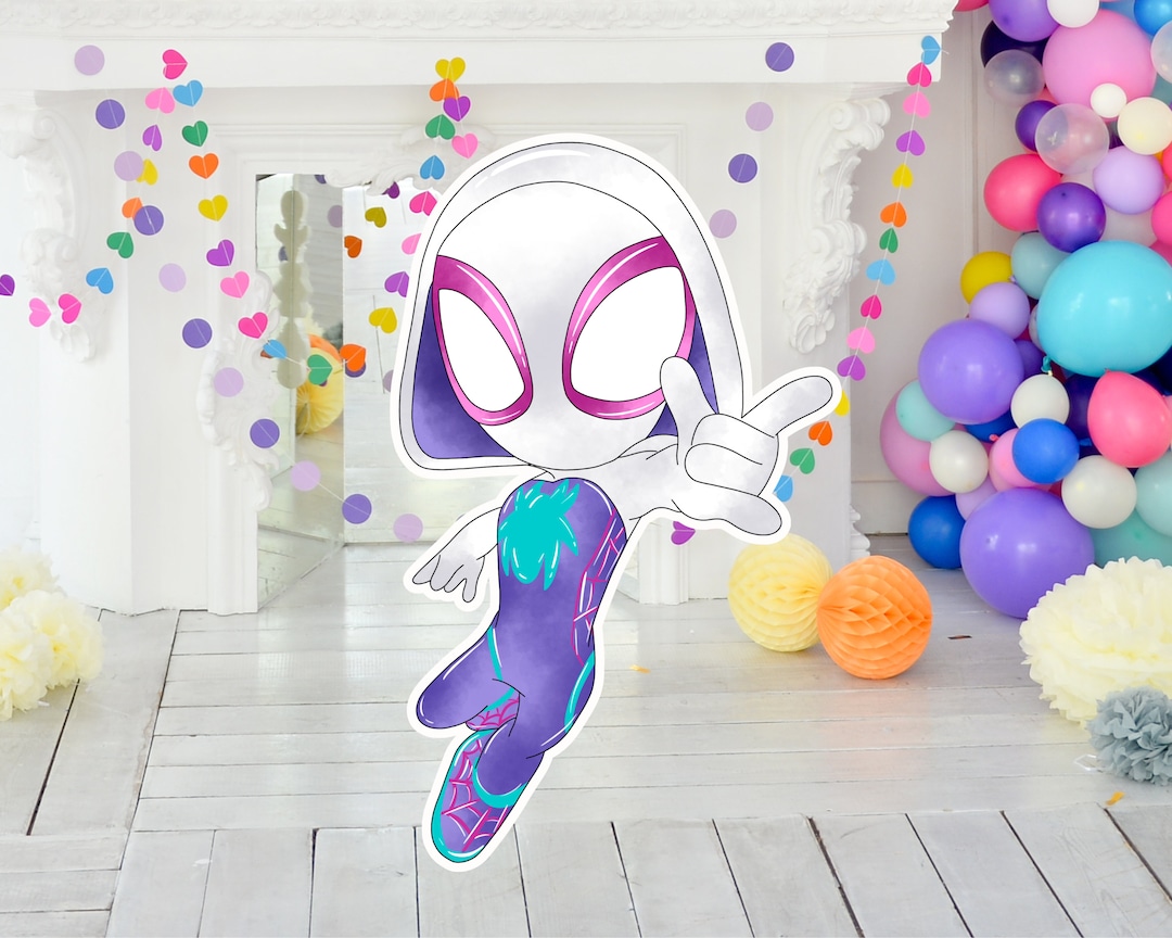 Spidey Cutout Big Decor Ghost Spider Decorations Birthday - Etsy