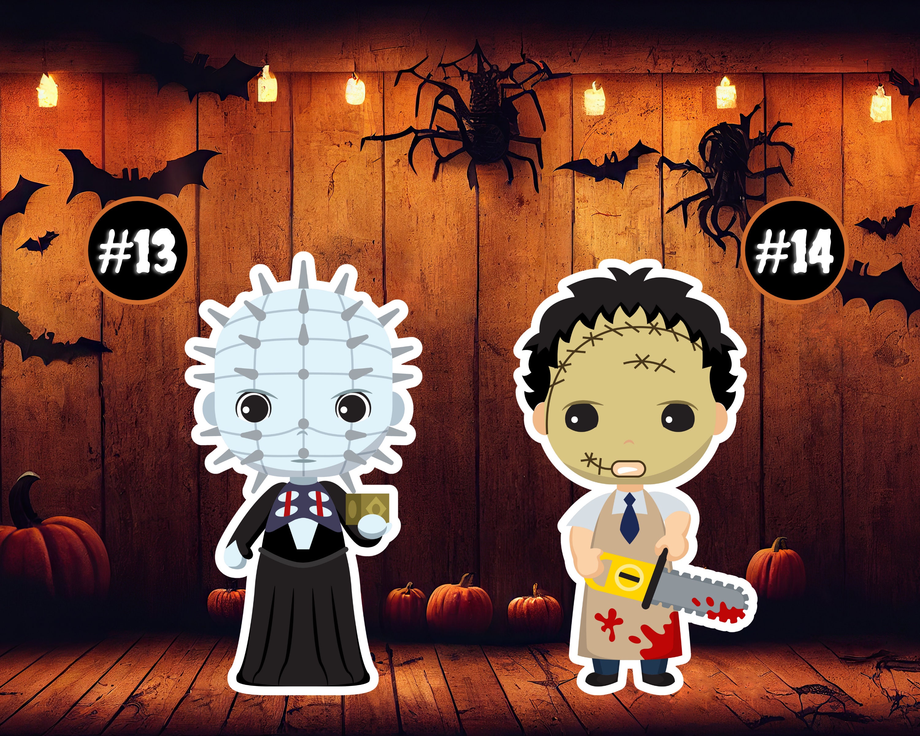 Killer Cutouts Big Decor Villains Horror Movie Characters - Etsy