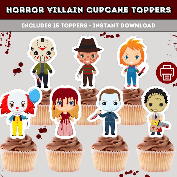 Scary Cake Toppers - Etsy