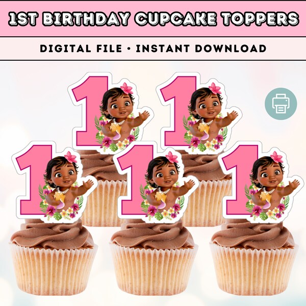 1st Birthday Cupcake - Etsy