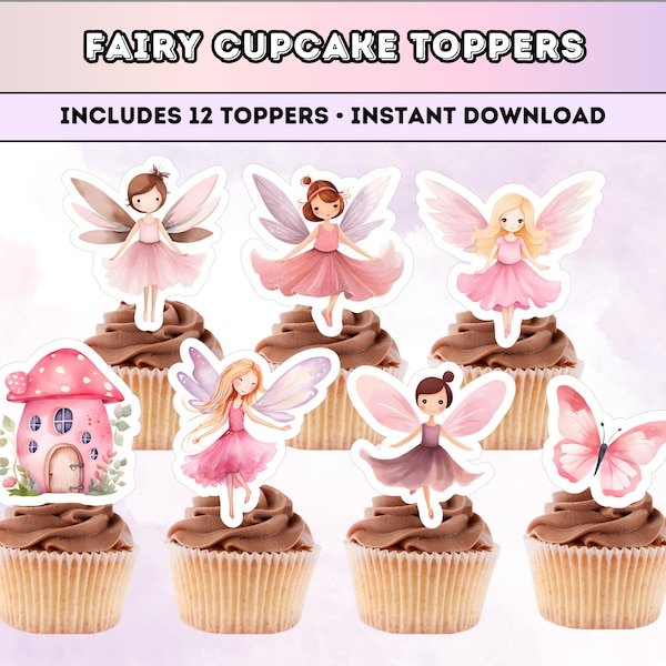 Fairy Cake Toppers - Etsy