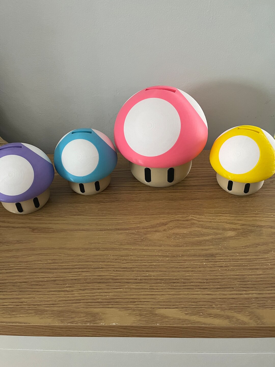 3D Printed Mario Style Mushroom Money Box - Etsy UK