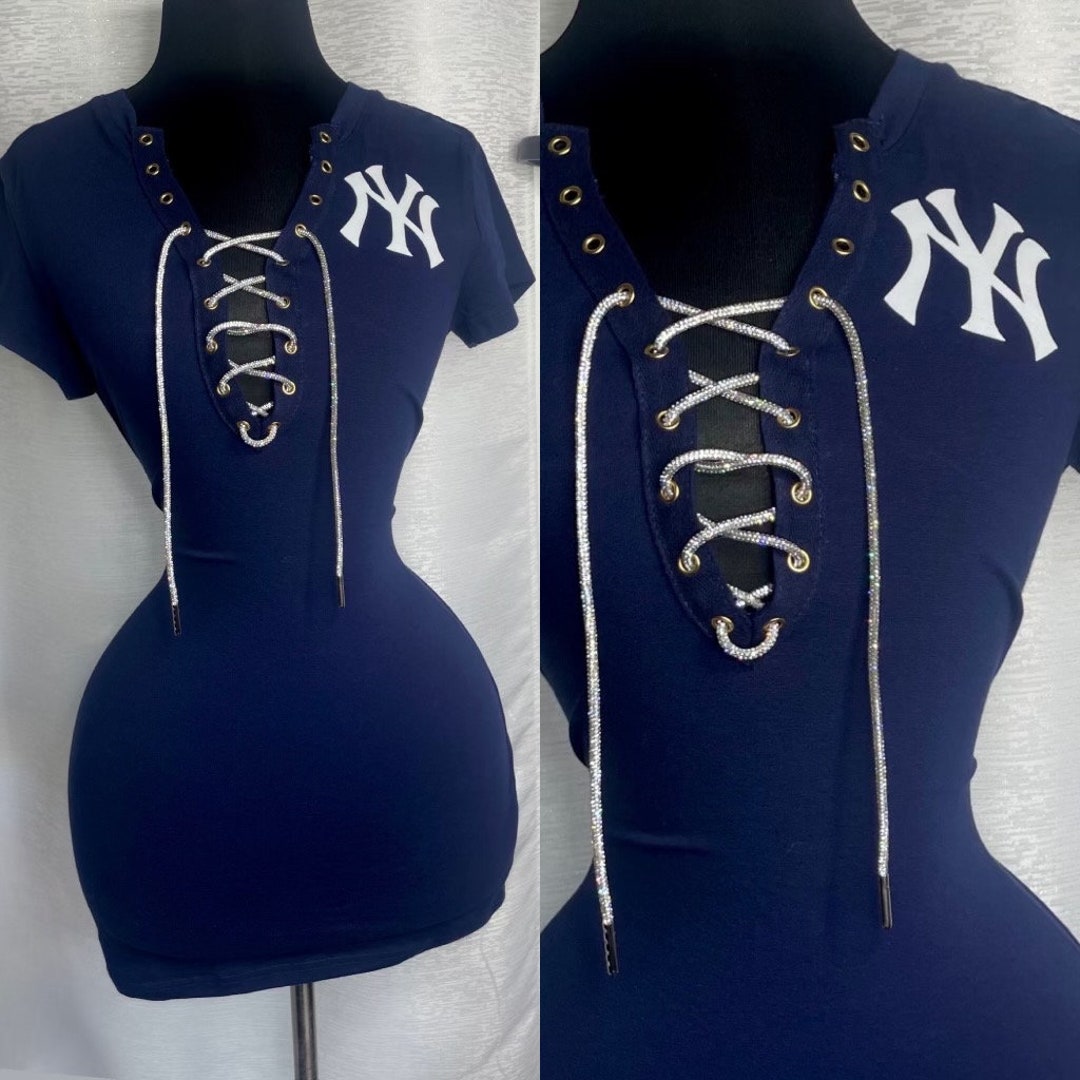 NY Yankees Dress - Etsy