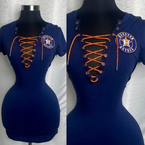 Houston Astros Mini Dress - Etsy