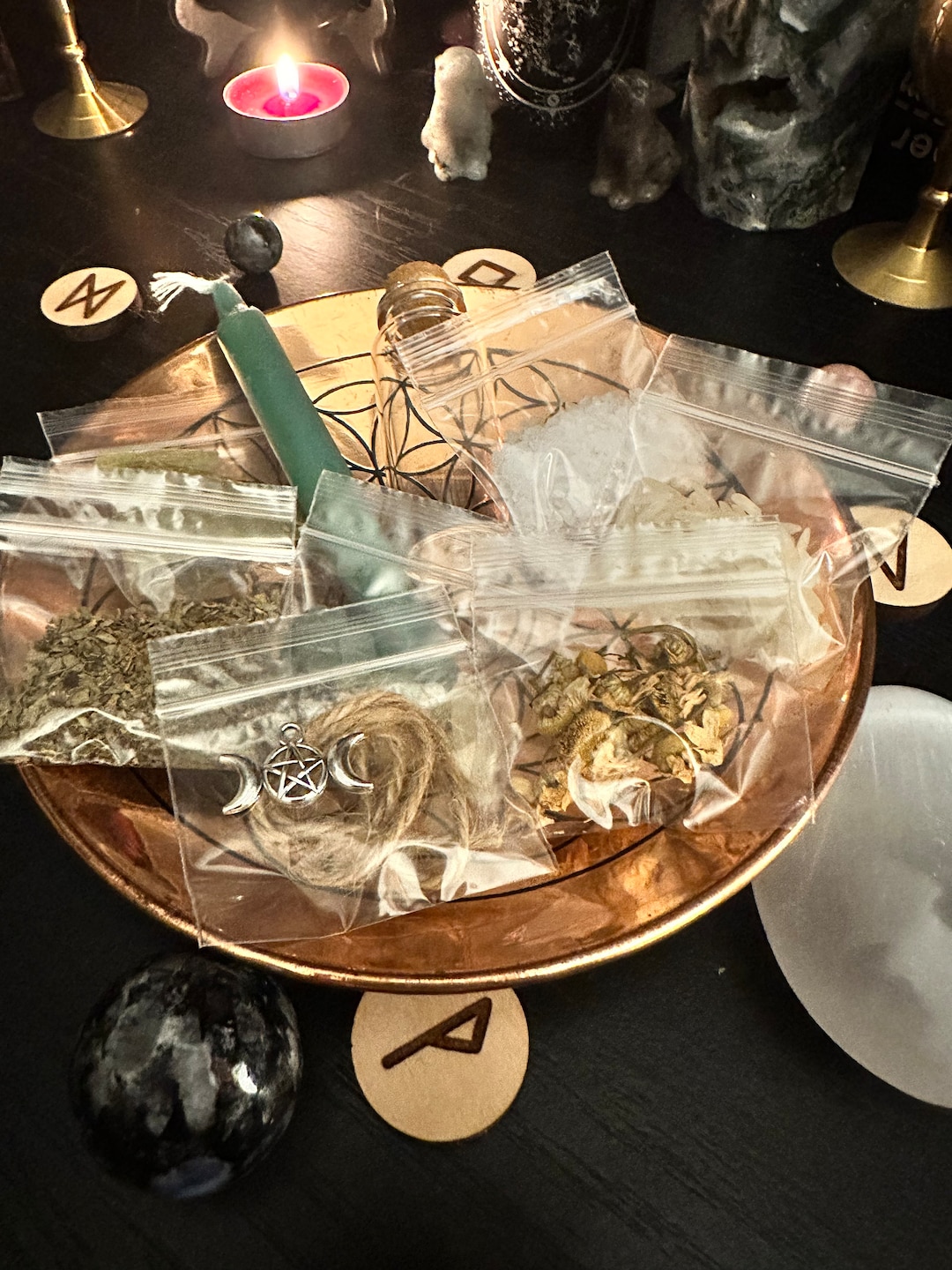 Spell Jar Ritual Kits | Witchcraft Kit | Spell Bottle Kit | Love ...