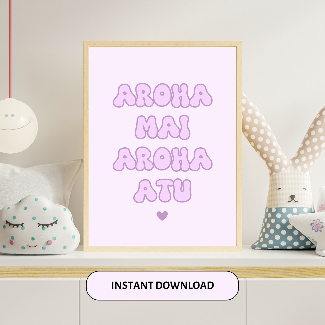 Aroha Wall Art - Māori Wall Art - Te Reo Māori Art - - Etsy