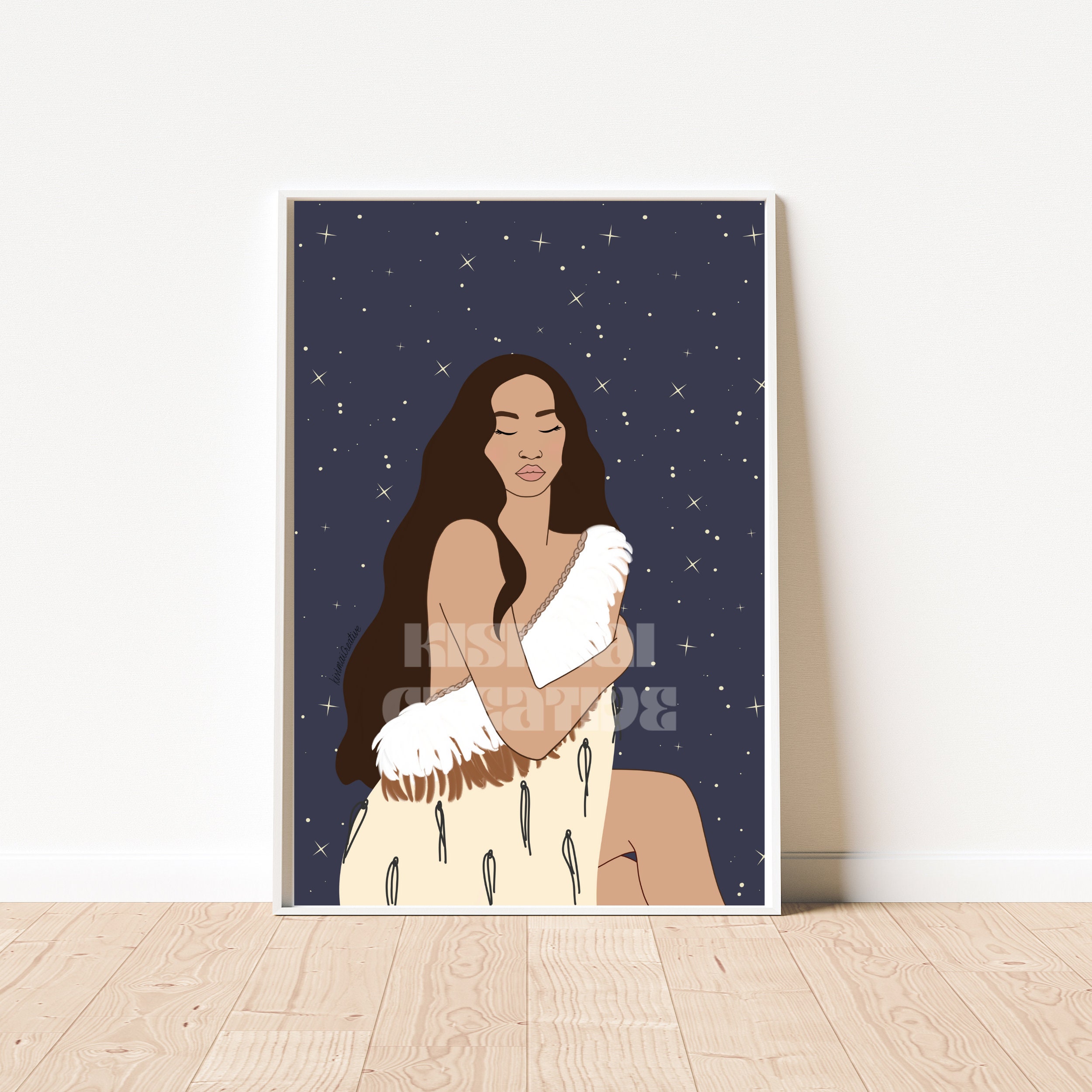 Matariki Wahine Māori Wall Art - Digital Print - Etsy