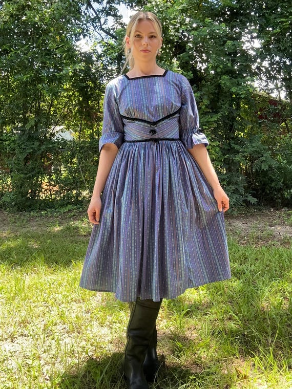 1950’s cotton prairie dress by Candy Jones California - Gem