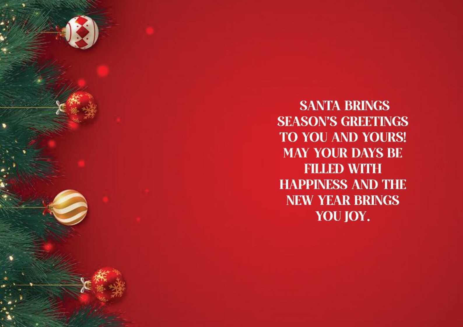African Santa Claus Christmas Card, Merry Christmas Greeting Card ...