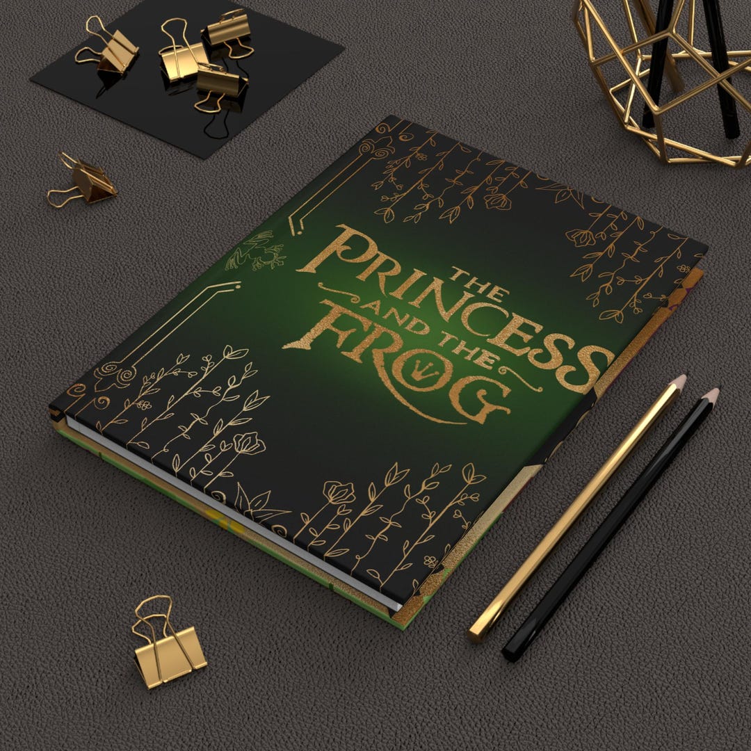 Princess and the Frog Hardcover Journal Matte, Tiana and Naveen ...