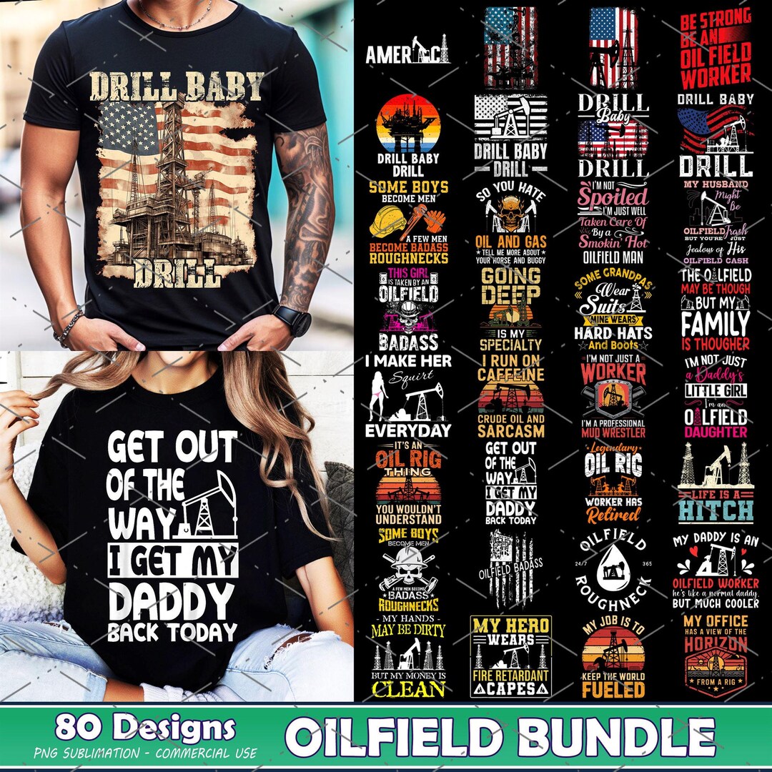 80 Designs Oilfield PNG Bundle, Commercial Use, Oilfield Dad Png ...