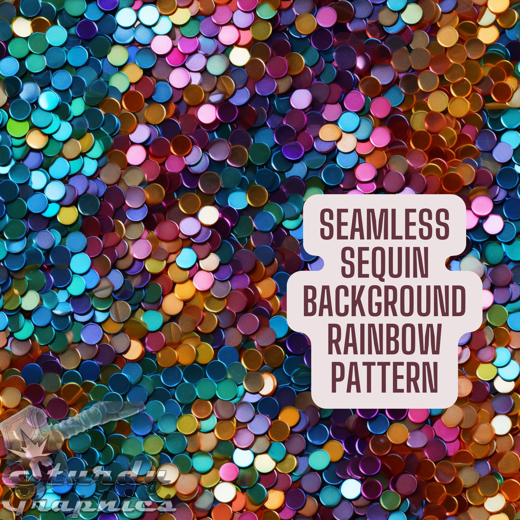 Sequin Background Seamless Pattern, Sequin Clipart, Shimmer Sequin ...