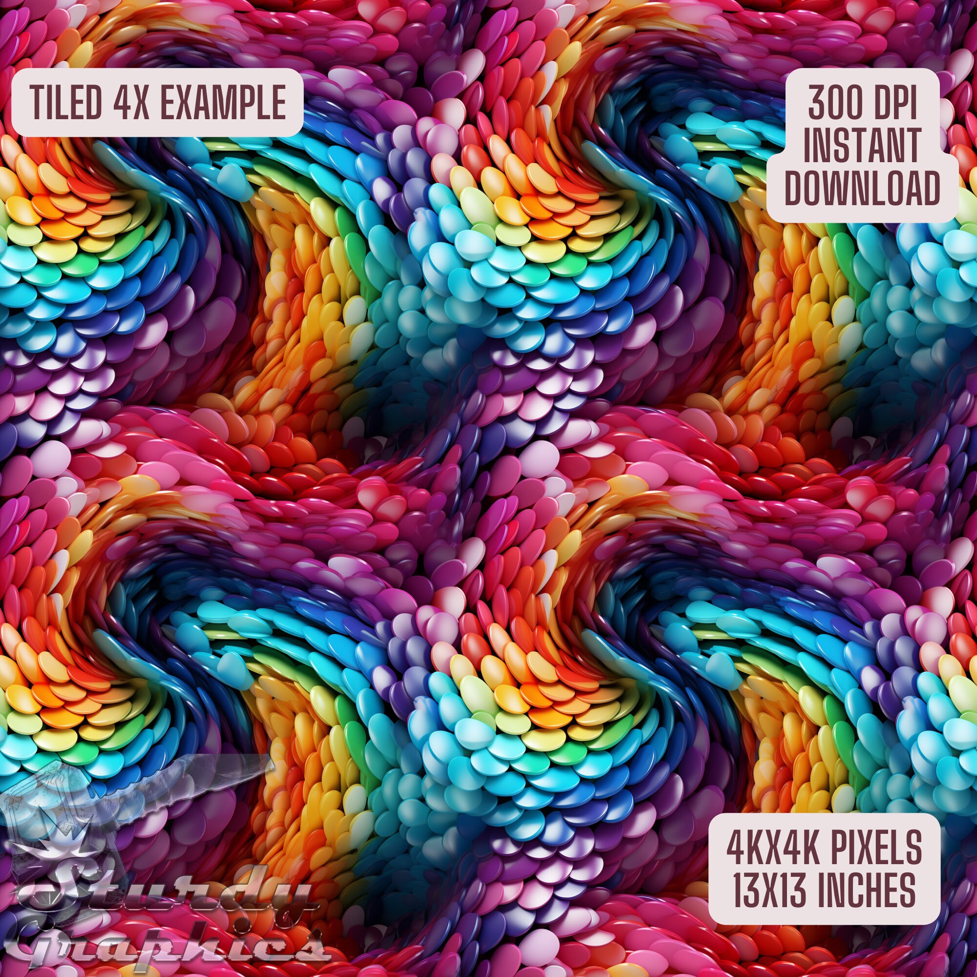 Sequin Background Seamless Pattern, Sequin Clipart, Shimmer Sequin ...