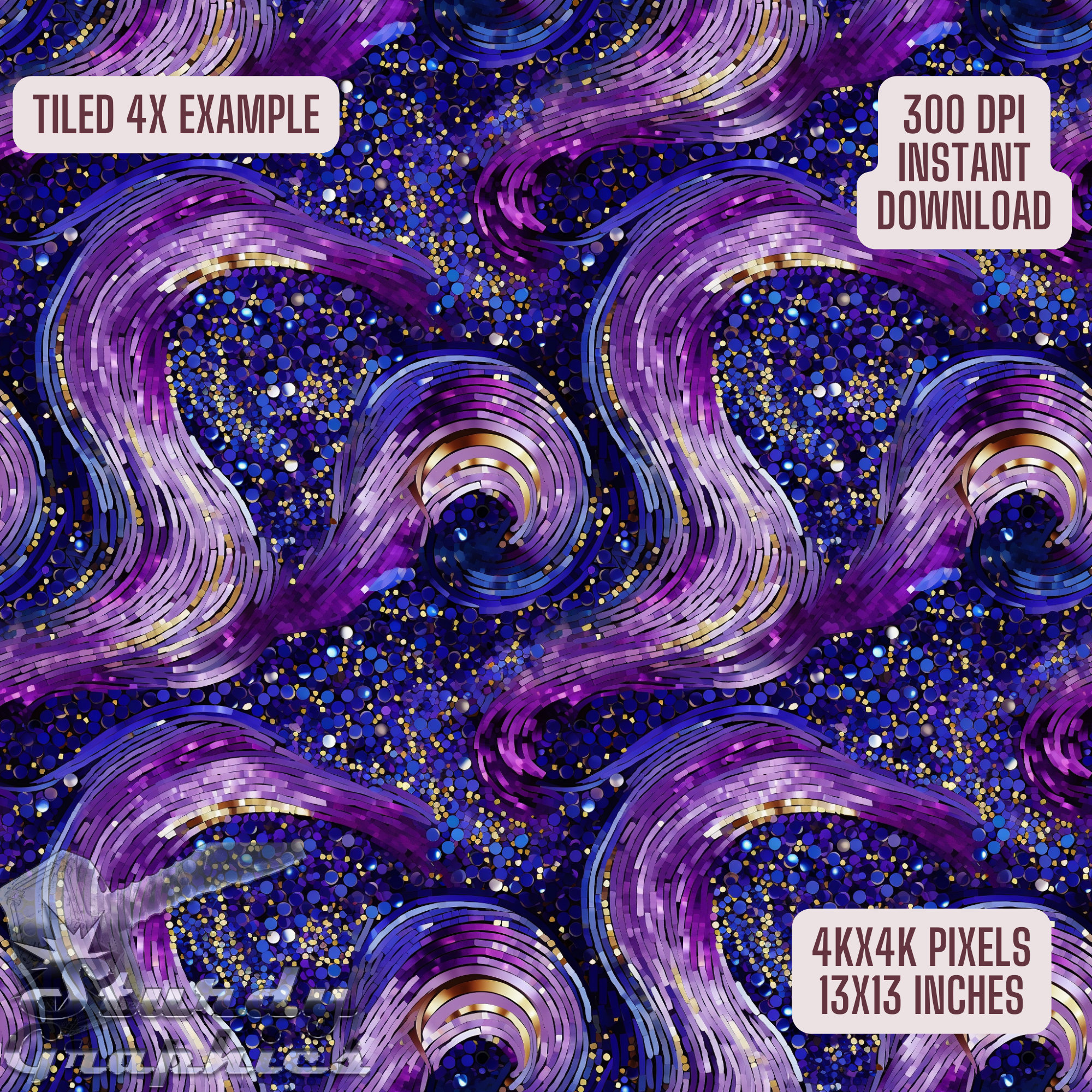 Sequin Background Seamless Pattern, Sequin Clipart, Shimmer Sequin ...