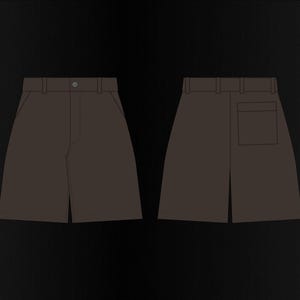Simple Clothing Tech Pack Template CAD Package | Affordable Streetwear ...