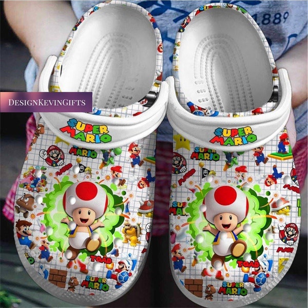Toad Mario Shoes - Etsy