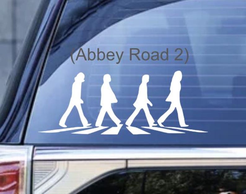 The Beatles Premium Permanent Vinyl Decals - Etsy