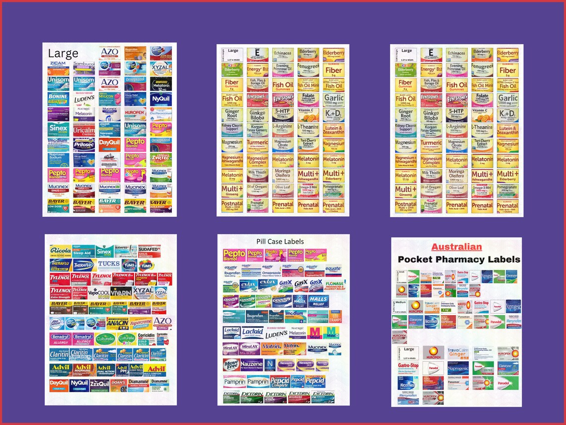 Pocket Pharmacy Labels Printable