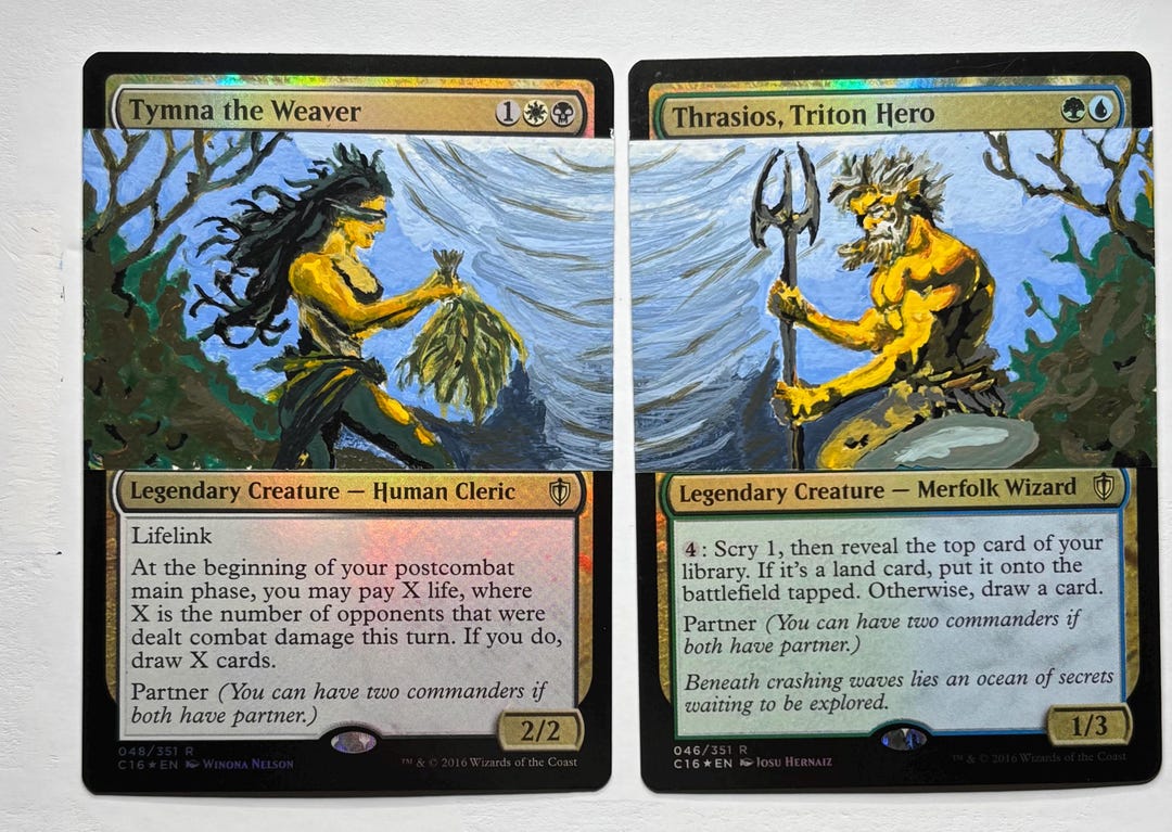 Tymna the Weaver and Thrasios, Triton Hero - Etsy